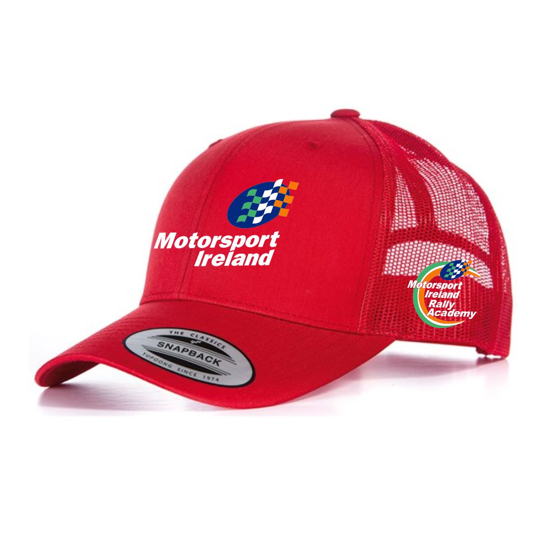 William Creighton Red Trucker Cap – Blackwater Graphics