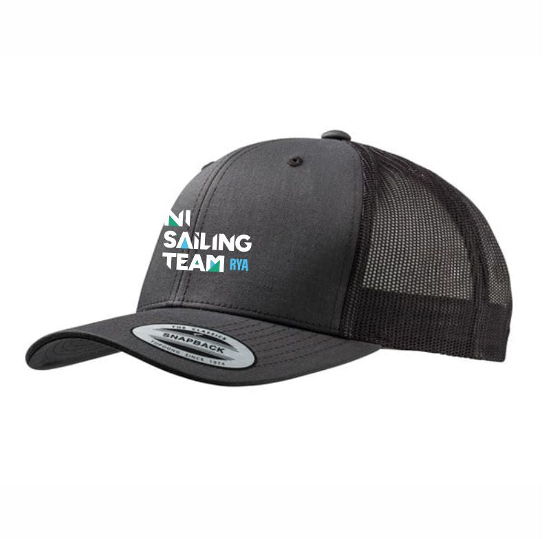 NI Sailing Team Grey Trucker Cap (Coach) – Blackwater Graphics